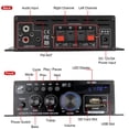 Bluetooth 5.0 Stereo Audio Amplifier Receiver, 2.0 CH Digital HiFi ...