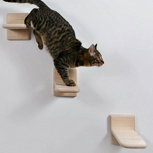wolftale Cat Stairway Wall Mounted Platform Ladder Cat Climbing Shelves ...