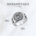 Memento Mori Ring 925 Sterling Silver Skull Hourglass Ring Memento Mori ...