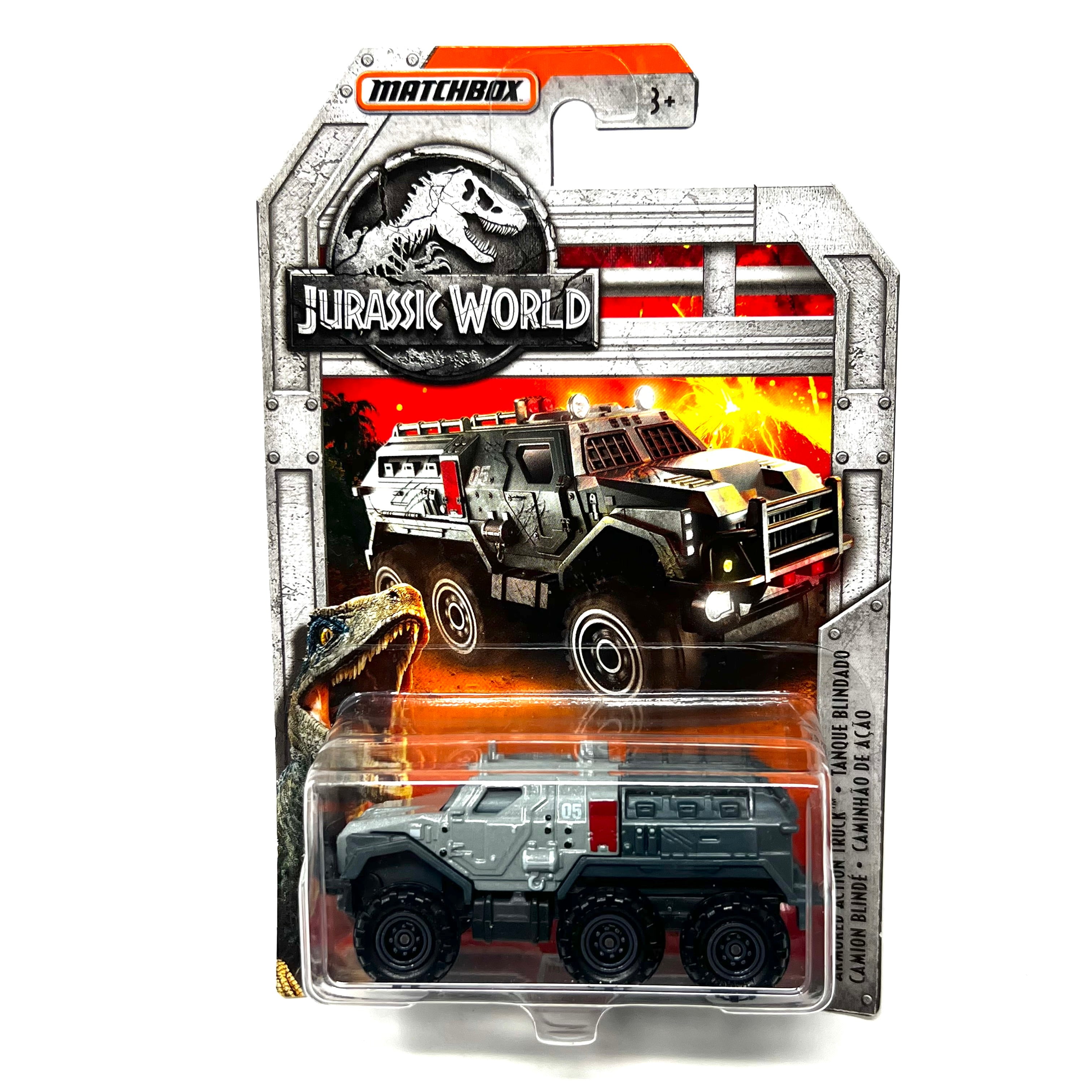 Matchbox Jurassic Word Armored Action Truck - Walmart.com