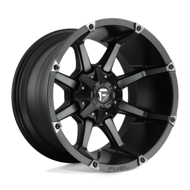 Fuel 1PC Aluminum Rim D569 VAPOR 17X9in Matte Black Double Dark Tint ...