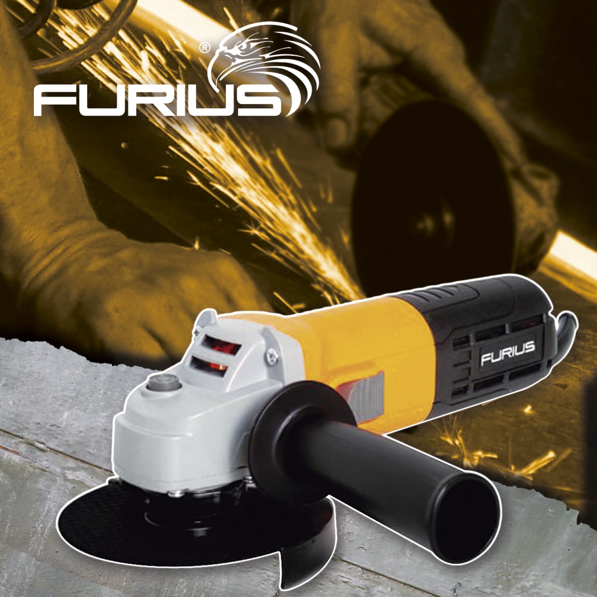 Esmeriladora Furius Angulas 4 1/2' 800 Watts Ideal para un sinfín de ...