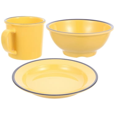 Gibson Home Crest 12 Piece Stackable Matte Melamine Dinnerware Set ...
