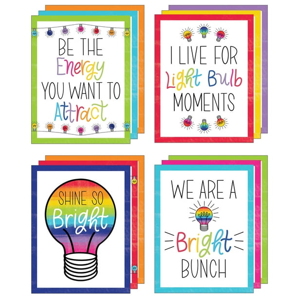 Schoolgirl Style Mini Posters: Light Bulb Moments 12 mini posters ...