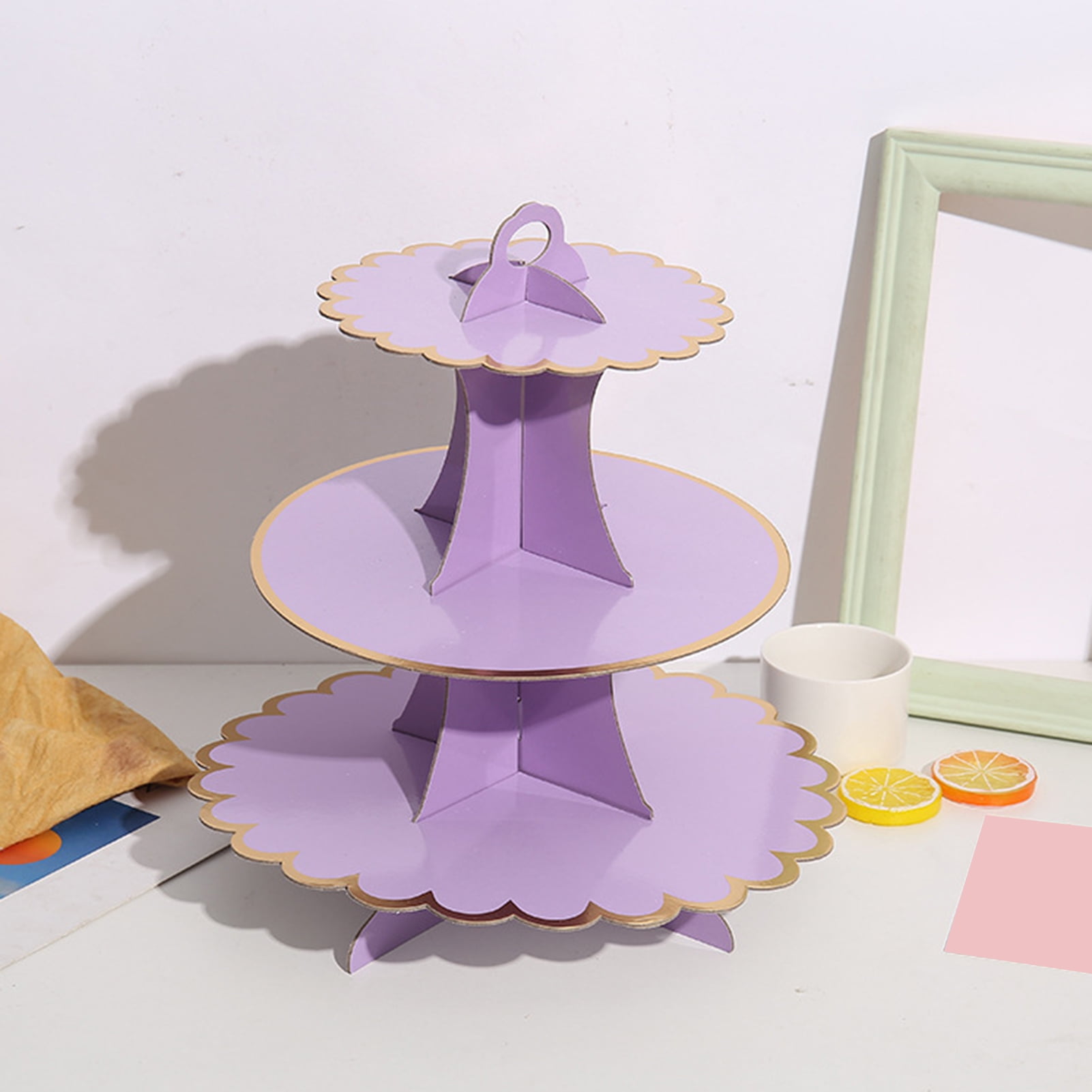 Hobeauty Party Centerpiece Cake Stand 3 Tiers Cupcake Stand - Walmart.com