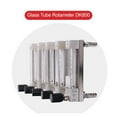 Glass Tube Rotameter Flow Meter DK800-6 Variable Area Gas Flowmeter for ...