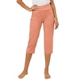 Capri Pants for Women High Waist Straight Leg Stretch Pants Summer Work ...