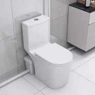 SUPERFLO 600w Macerating Toilet with Flush Tank, Powerful & Quiet ...