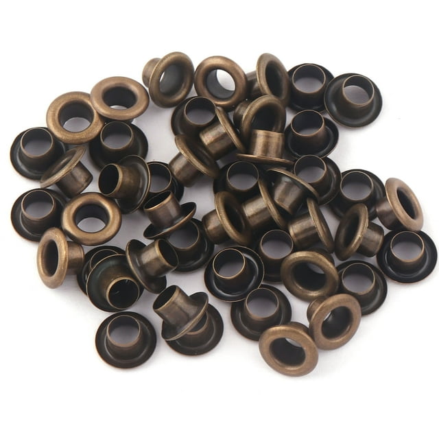 Round Eyelets Grommets Eyelet Rivets Metal Grommets for Leather Fabric ...
