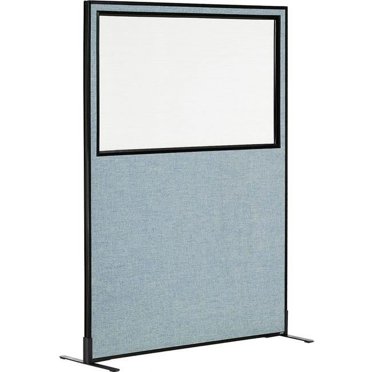 OFM RiZe Series 47" x 37" 8-Unit Full Vinyl Privacy Station Panel ...