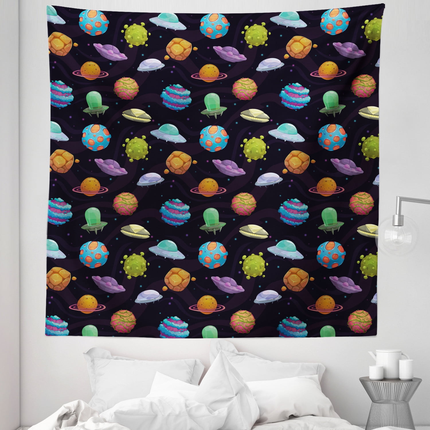 Space Tapestry, UFOs and Planets Gas Giant Alien Environments Science ...