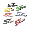 3D Metal ST Line Logo Badge Car Side Front Grill Embelm Sticker ...
