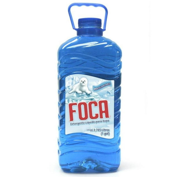 Pack de 4 Detergente Líquido Foca 3.785 L Foca Galón | Walmart en línea