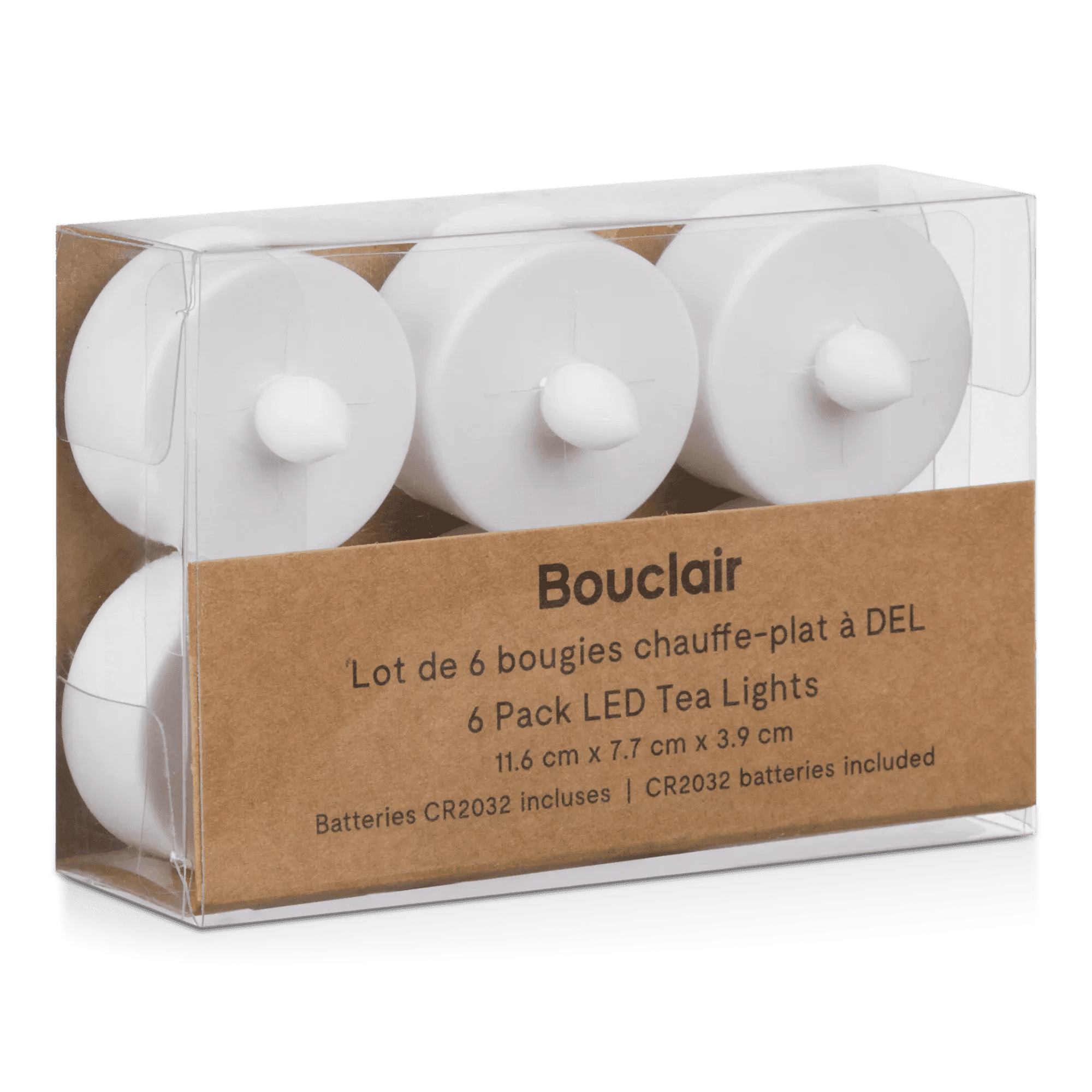 Click here for Bouclair White 6-Pack Led Tea Lights 1.5 X 1.5 In... prices