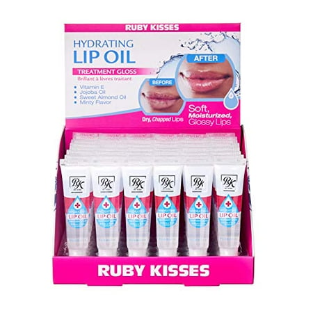 Ruby Kisses Hydrating Lip Oil Display Set (48 PCS) | Walmart Canada