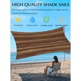 Farm Brown Wood Grain Sun Shade Sail 14'X18' Country Style Rustic ...