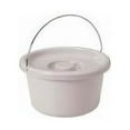 Drive Medical Commode Bucket with Metal Handle and Cover, 12 Count ...