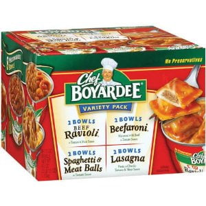 Chef Boyardee Variety Pack - 8 X 7.5 oz bowls - Walmart.com