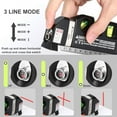 Laser Level Tool, Multi-function Laser Level Kit, Cross Line Laser Tool ...