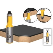 Yonico 2" Height X 1/2" Diameter Flush Trim Router Bit - 1/2" Shank ...
