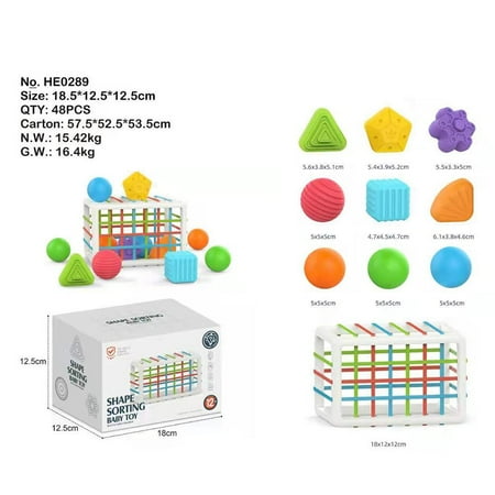 Baby Shape Sorting Toy Colorful Sorting Toy Early Sorting Baby Toy with ...