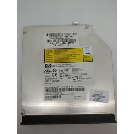 HP CD / DVD RW DL LightScribe Drive Sourced from Working Laptop SOK-AD ...