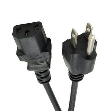 Dell 6Ft 3-Prong US Power Cord, Supply for PCs & Monitors (YVL-PN ...