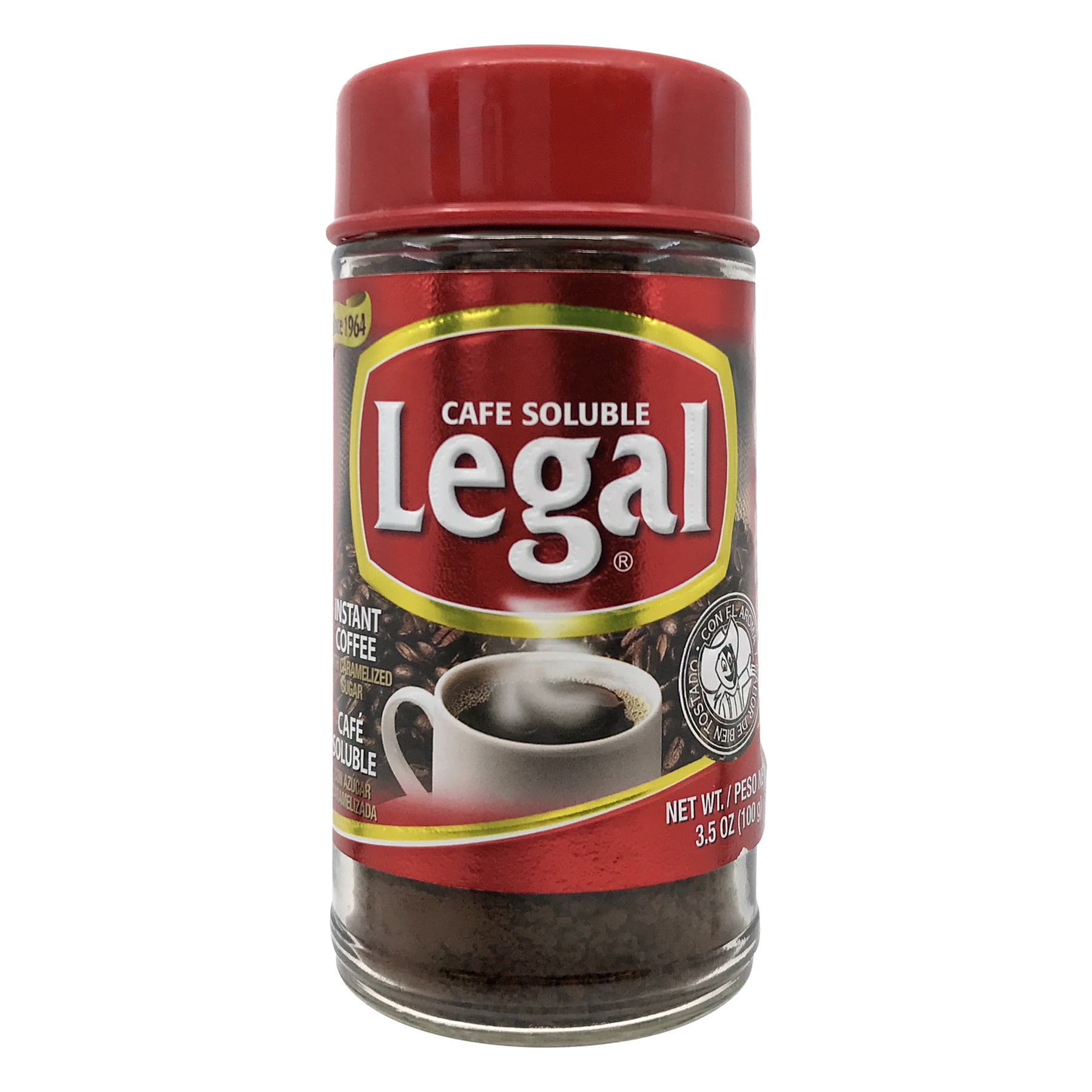 Cafe Soluble Legal Instant Coffee, 3.5 OZ - Walmart.com