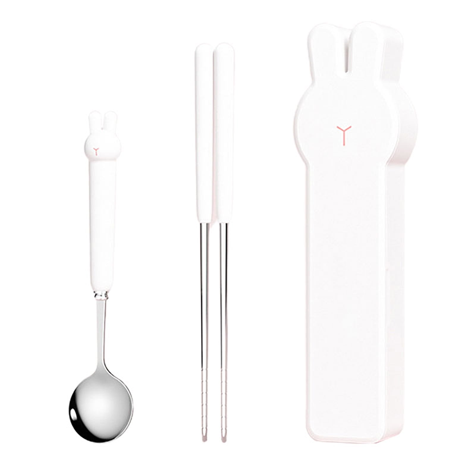 Hesroicy Cartoon Rabbit Cutlery Set - 1 Set - Comfortable Grip, Small ...