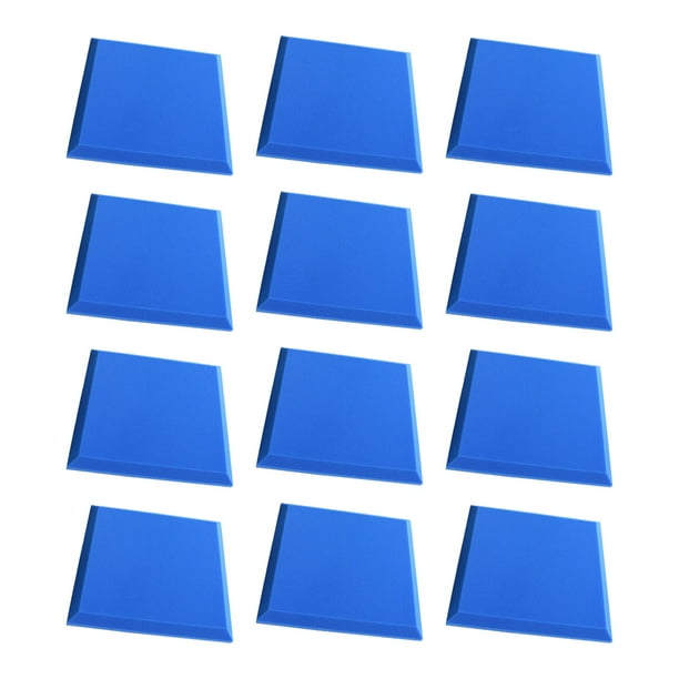 Goriertaly 12 Pieces Sound Absorbing Block Audio Recording Soundproof ...