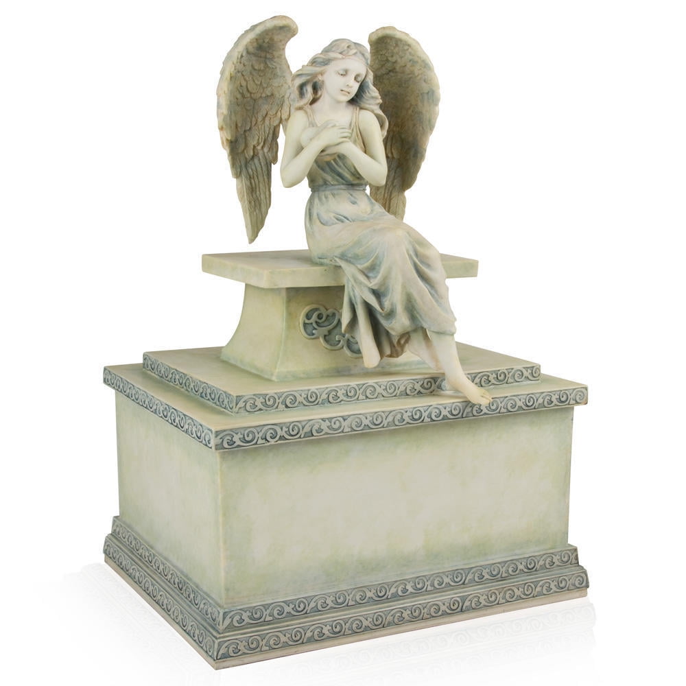 Perfect Memorials Large Hold My Heart Angel Cremation Urn - Walmart.com