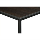 Ameriwood Home Canton End Table with Metal Frame, Espresso - Walmart.com