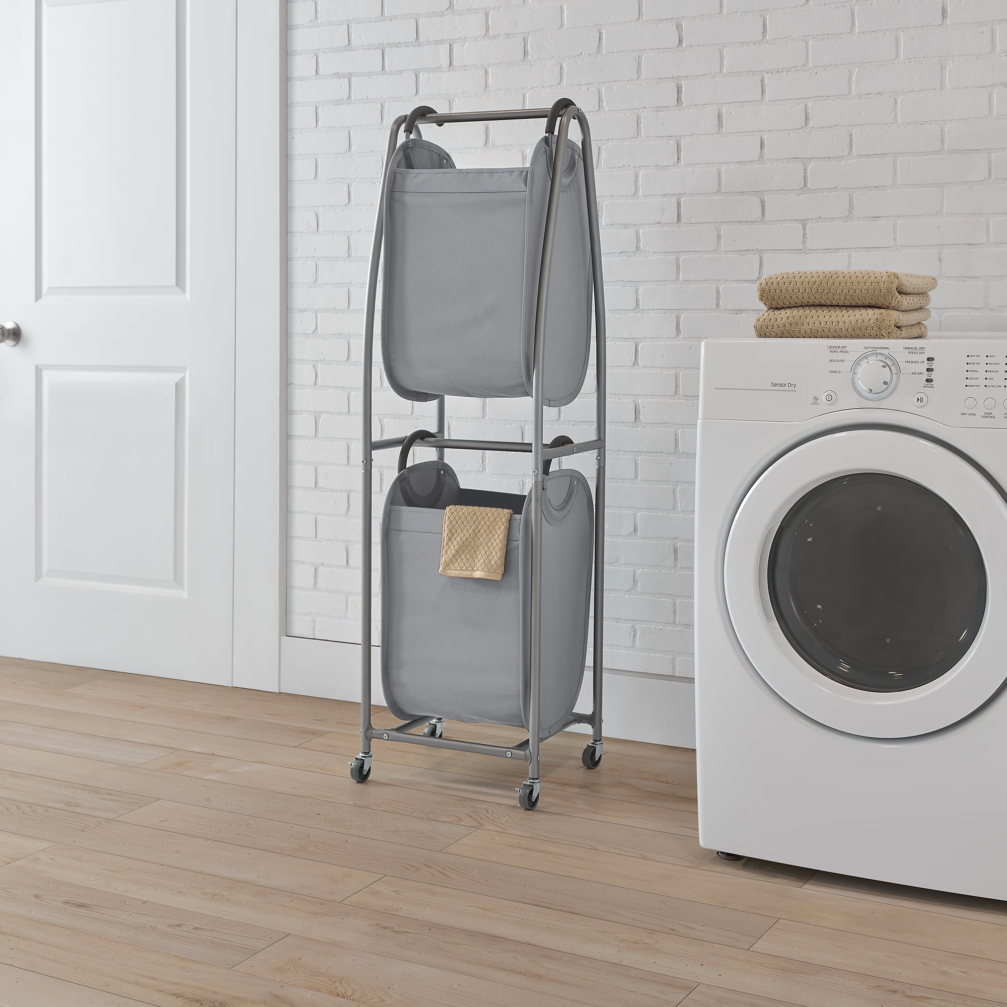 Click here for Mainstays Rolling Vertical Laundry Sorter prices