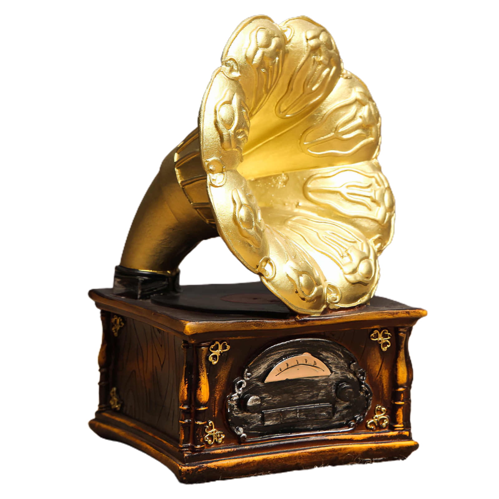 European Style Resin Phonograph Mini Phonograph Decoration Desktop ...