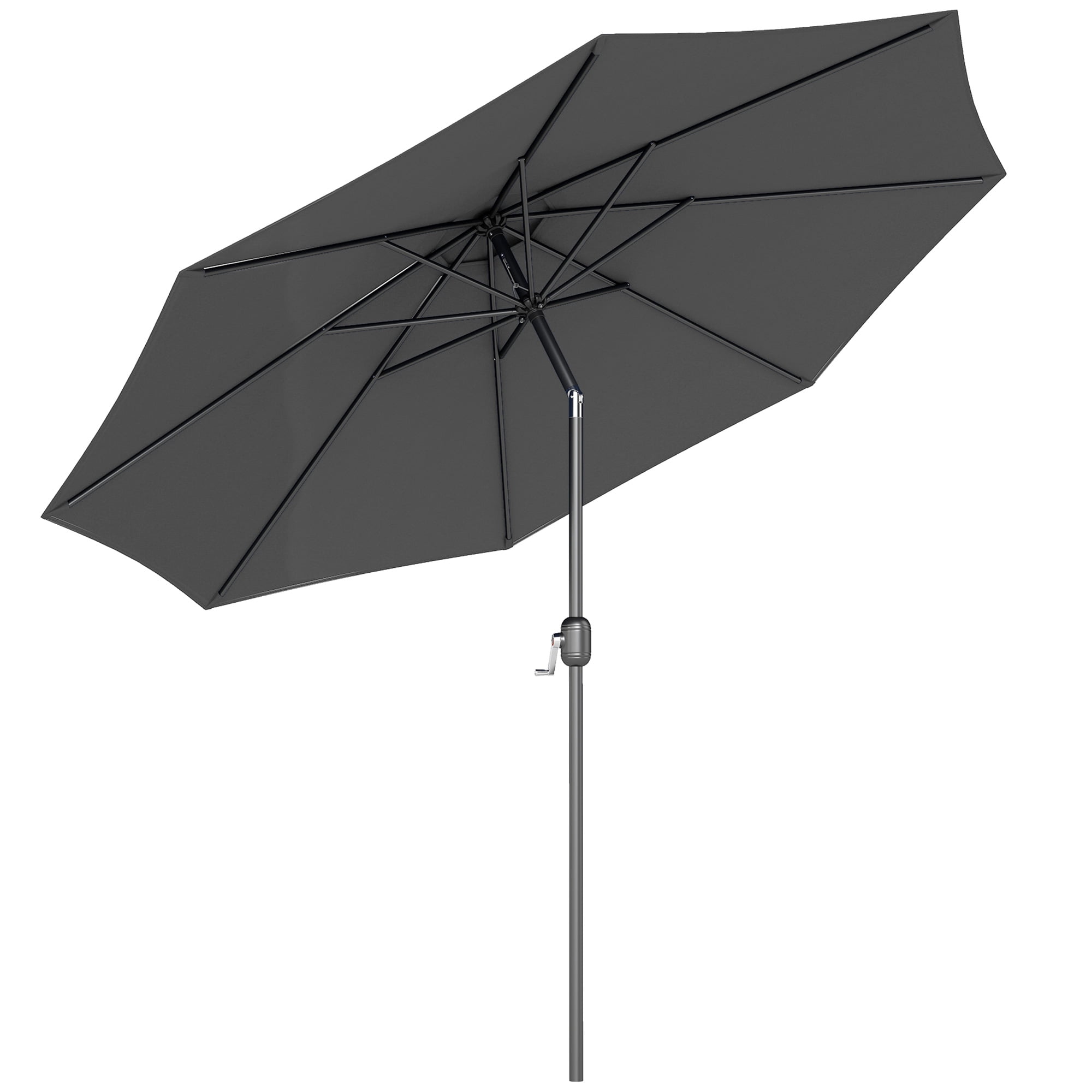 Click here for Outsunny 10 X 8 Round Market Umbrella  Patio Umbre... prices