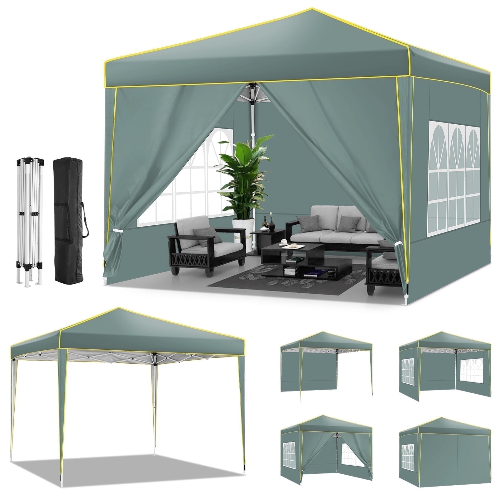 Click here for Hoteel Pop Up Canopy Tent 10x10 Commercial Instant... prices