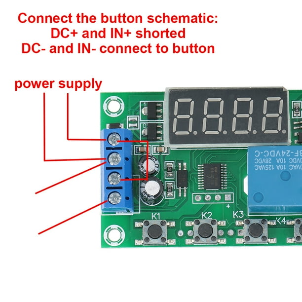 Ccdes Timing Circuit Board,Relay Module One Channel Cycle Trigger Delay Timing Circuit Switch ...