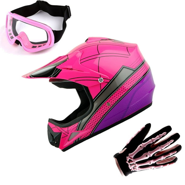 Wow! Youth Motocross Helmet HJOY BMX MX ATV Dirt Bike Helmet Spider ...
