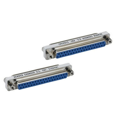 Kentek Mini DB25 25 Pin Female to Female F/F Parallel Serial Printer ...