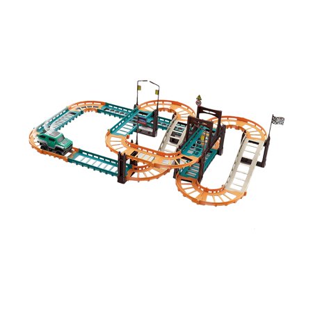 Flexible Race Track Playset Curved Track Rail Educational for Gifts ...