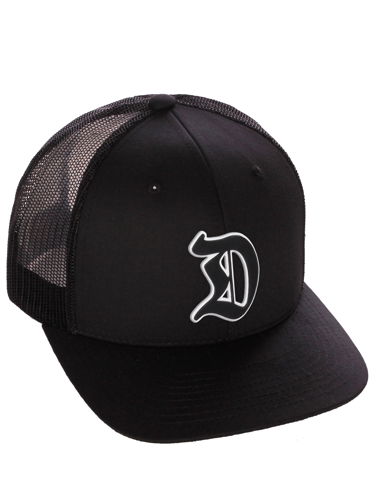 Daxton Classsic Baseball Trucker Hat Old English A to Z Letters Numbers ...