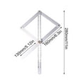 Corner Measuring Tool,Precision Angle Finder,Dual-Sided Blade,Locking ...