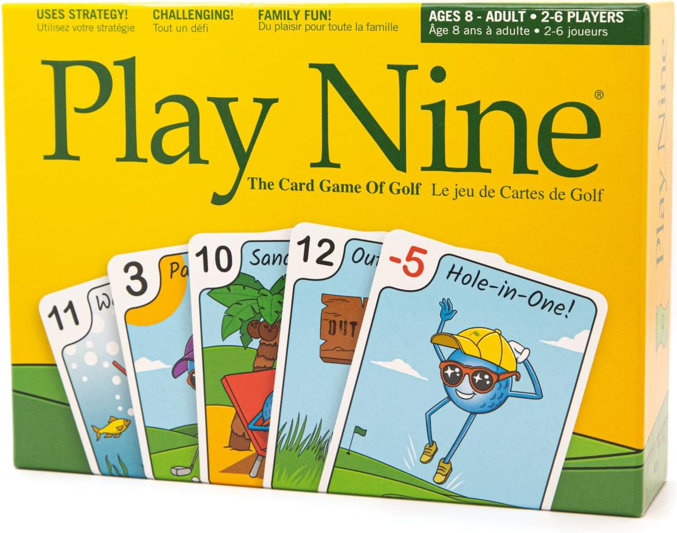Play Nine - Juego de cartas de golf - Un juego de fiesta familiar tradicional para adultos ...