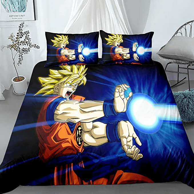 Anime Dragon Ball Z Bedding Bed Set 3D Printed Ultra Soft Microfiber ...