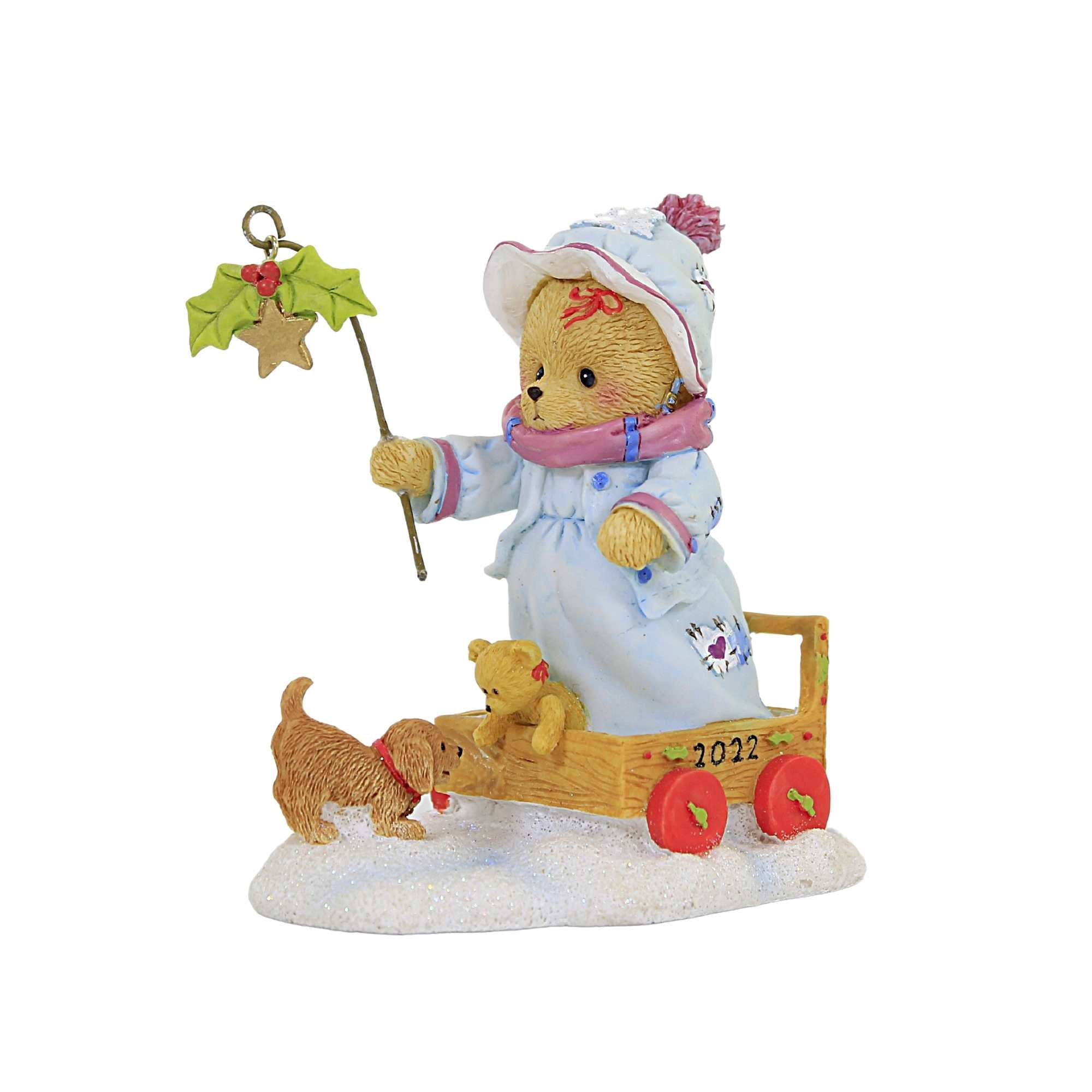 Cherished Teddies Gabrielle Annual Figurine 2022 Holly, Puppy Dated ...