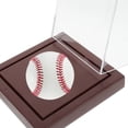 BESTYASH Sleek Baseball Display Stand with Durable Clear Case and ...