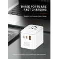 All-in-one Universal Worldwide Outlet Travel Converter Adapter US EU AU ...