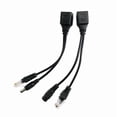 1Pairs Ethernet Power Injector and Splitter Kit For Networks Devices ...