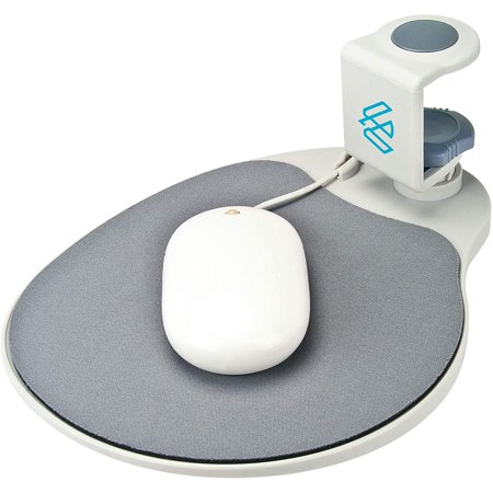 EHO Under-Desk Mouse Platform/Clip on Mouse Pad Rotating 360 Degree ...