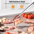 12" Kitchen Cooking Tweezer Set: 18/8 Stainless Steel Food-Grade Metal ...
